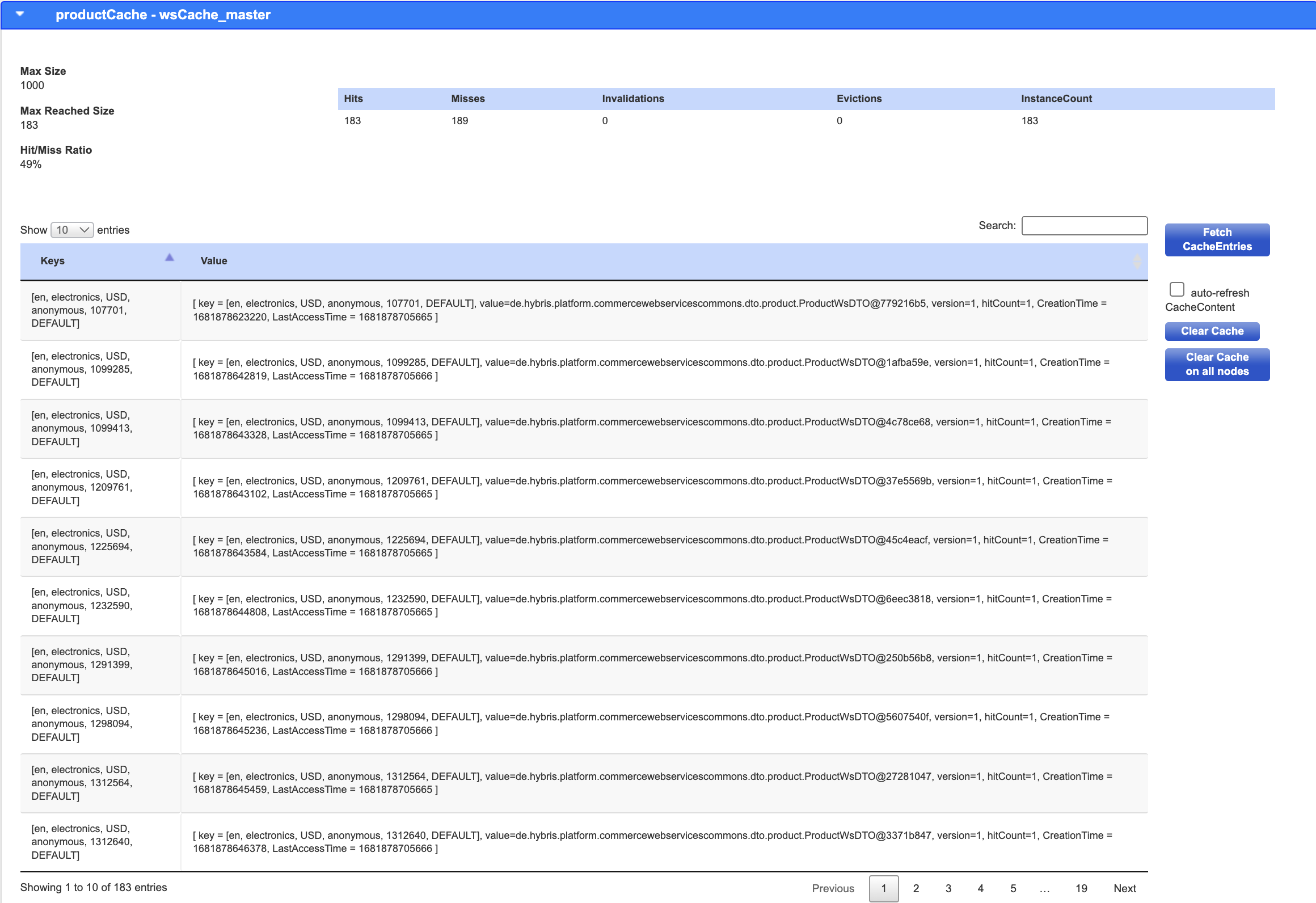 Ehcache Replication in SAP Commerce Cloud CCv2